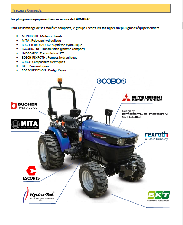 FARMTRAC FT26 - Fauroux Motoculture